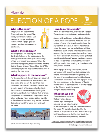 Pope Francis Resources | RCL Benziger