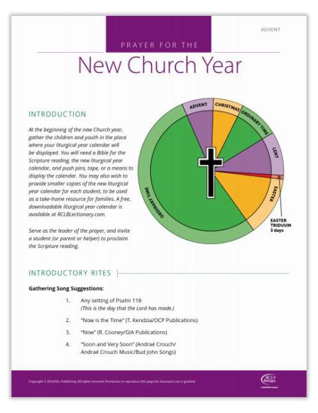Advent | RCL Benziger